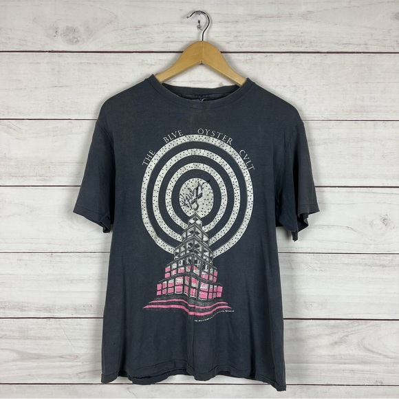 Vintage | Tops | Rare Vintage 988 Blue Oyster Cult Band Album Cover ...